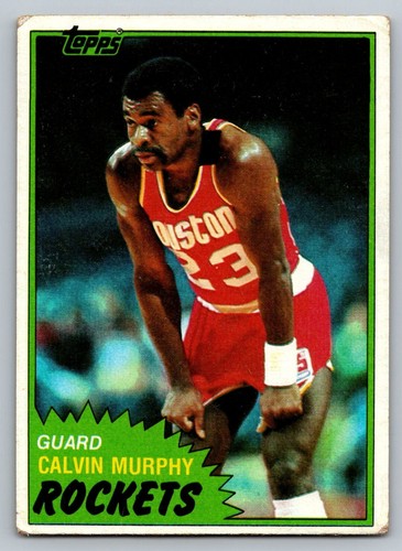 1981-82 Topps Basketball Calvin Murphy #15 Houston Rockets Low Grade | eBay