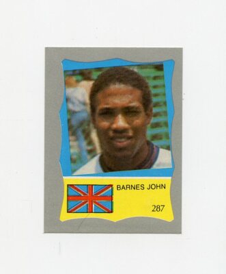 #TN24500 BARNES JOHN 1986 Reyauca SILVER VARIANT Rare Sticker | eBay