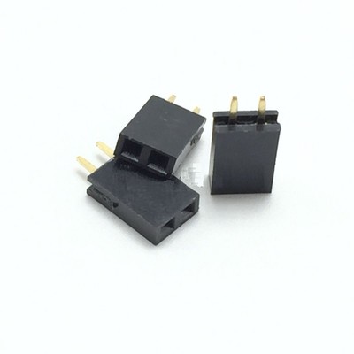 20pcs New Single Row 1x2 pins 2.54mm Pitch Female Header straight | eBay