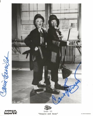 CAROL BURNETT & CARRIE HAMILTON Autographed SIGNED 8 x 10 PHOTO REPRINT ...