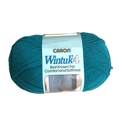 Caron Wintuk Monsanto Acrylic Yarn Worsted Weight Dark Persian Green 3 ...