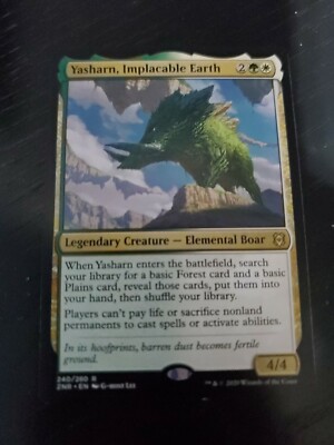 x1 Yasharn, Implacable Earth ZNR MTG Zendikar Rising 240/280 RARE M/NM ...