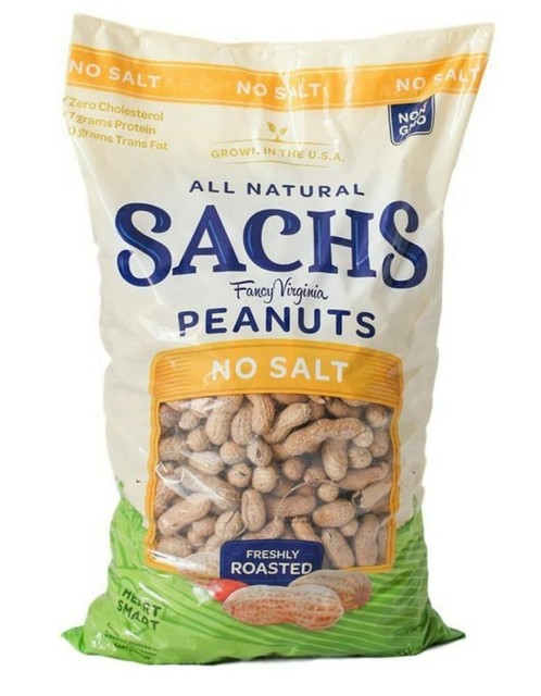 Sachs Unsalted In-shell Peanuts 80 Ounce for sale online | eBay