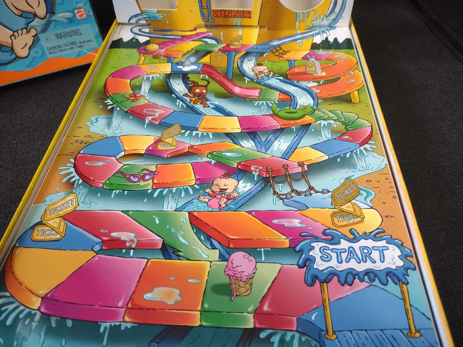 Nickelodeon Rugrats Water Fun Park Adventure Board Game Complete | eBay