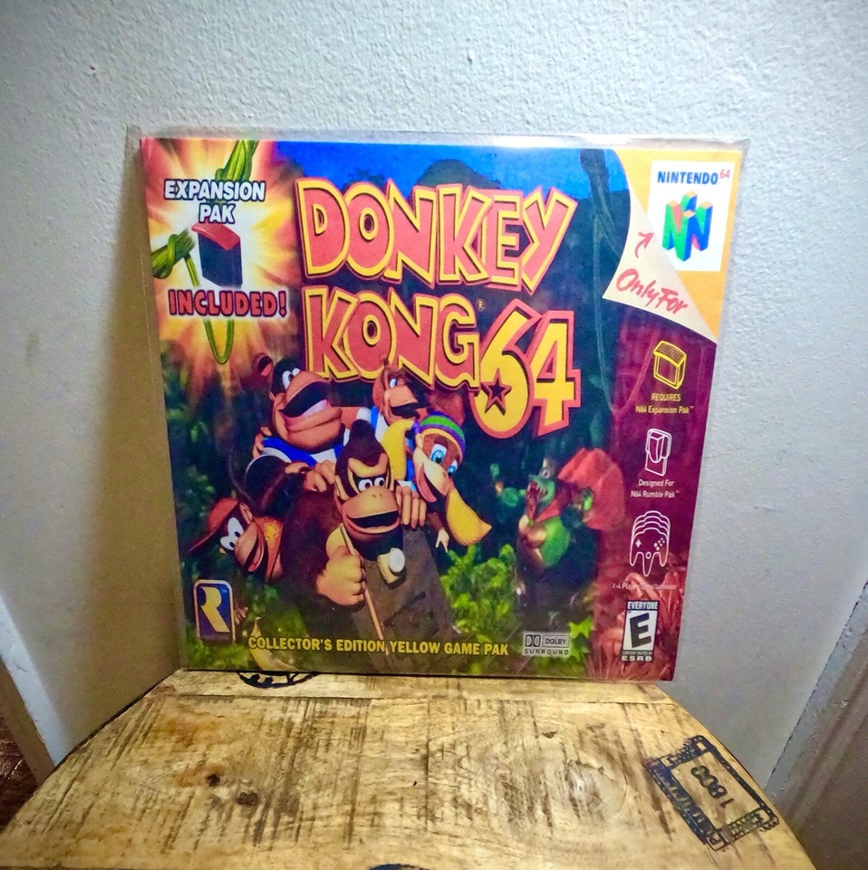 Donkey Kong 64 Nintendo N64 Soundtrack Vinyl Record | eBay