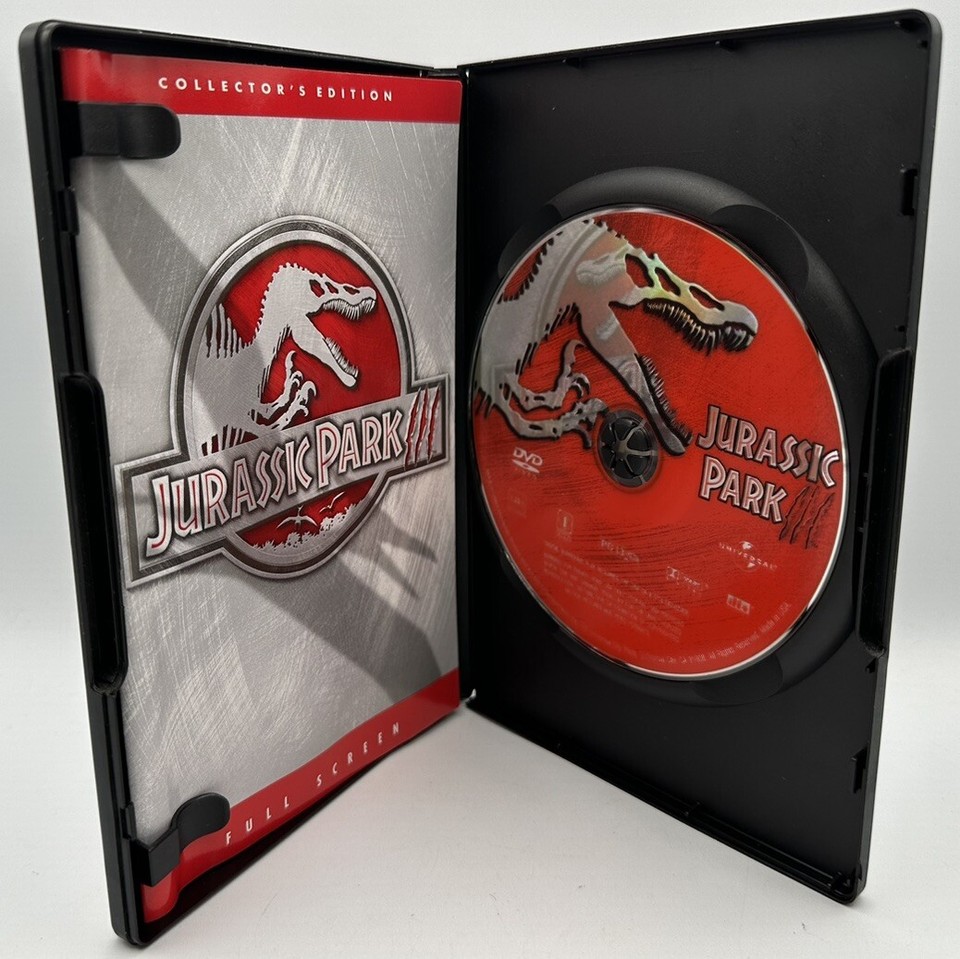 Jurassic III DVD Collector’s Edition Sam Neil Tea Leoni Free Shipping ...