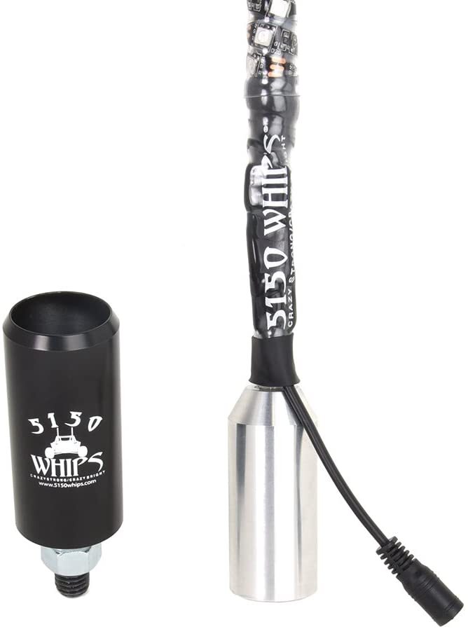 5150 Whips 1X 187 Style 3FT LED Whip Light W/ Bluetooth Control RGB Flag UTV/ATV | eBay