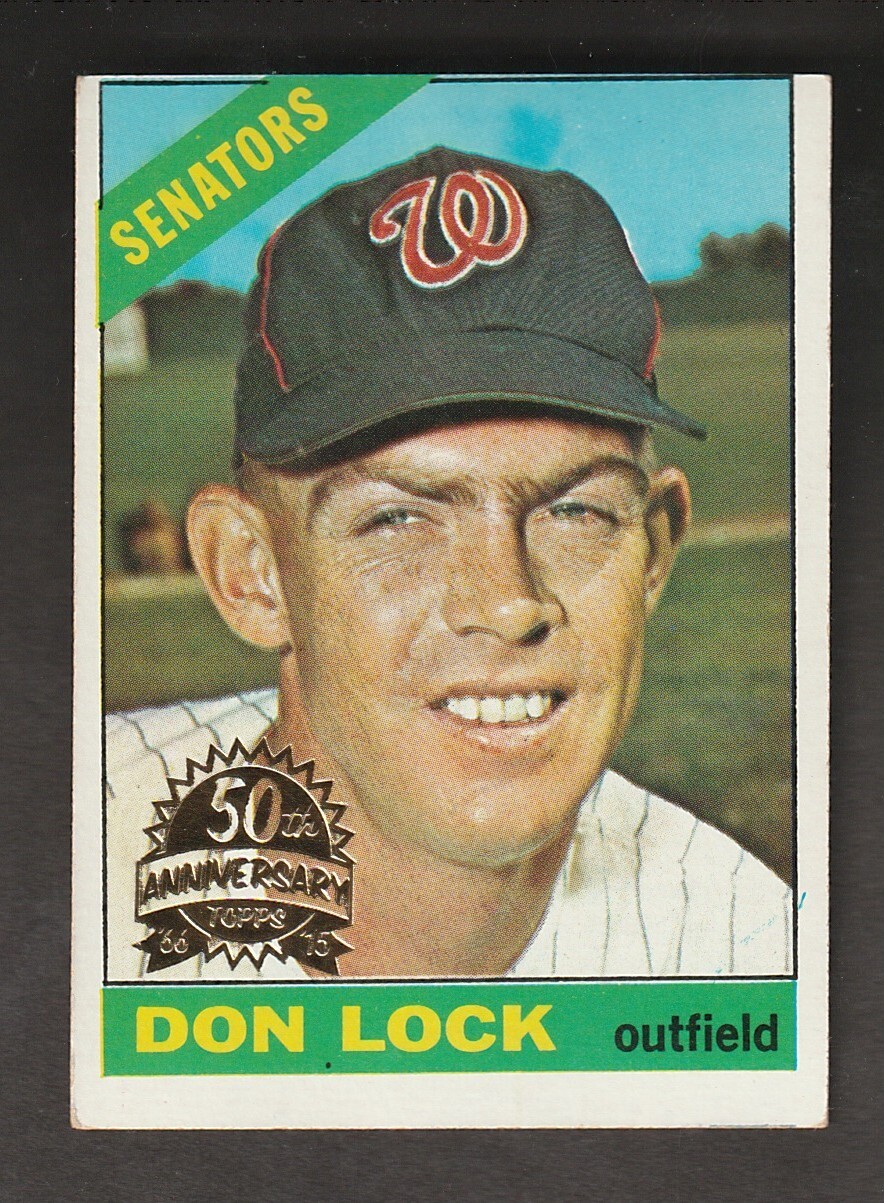 2015 Topps Heritage 1966 Original Buyback #165 Don Lock Washington ...