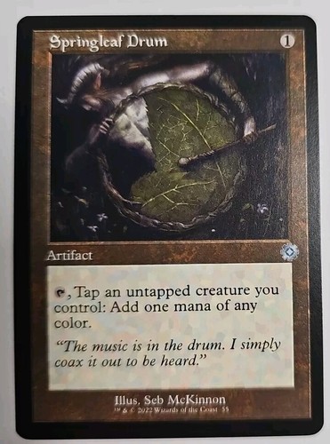 MTG Magic The Gathering Card Springleaf DrumArtifact The Brothers War | eBay