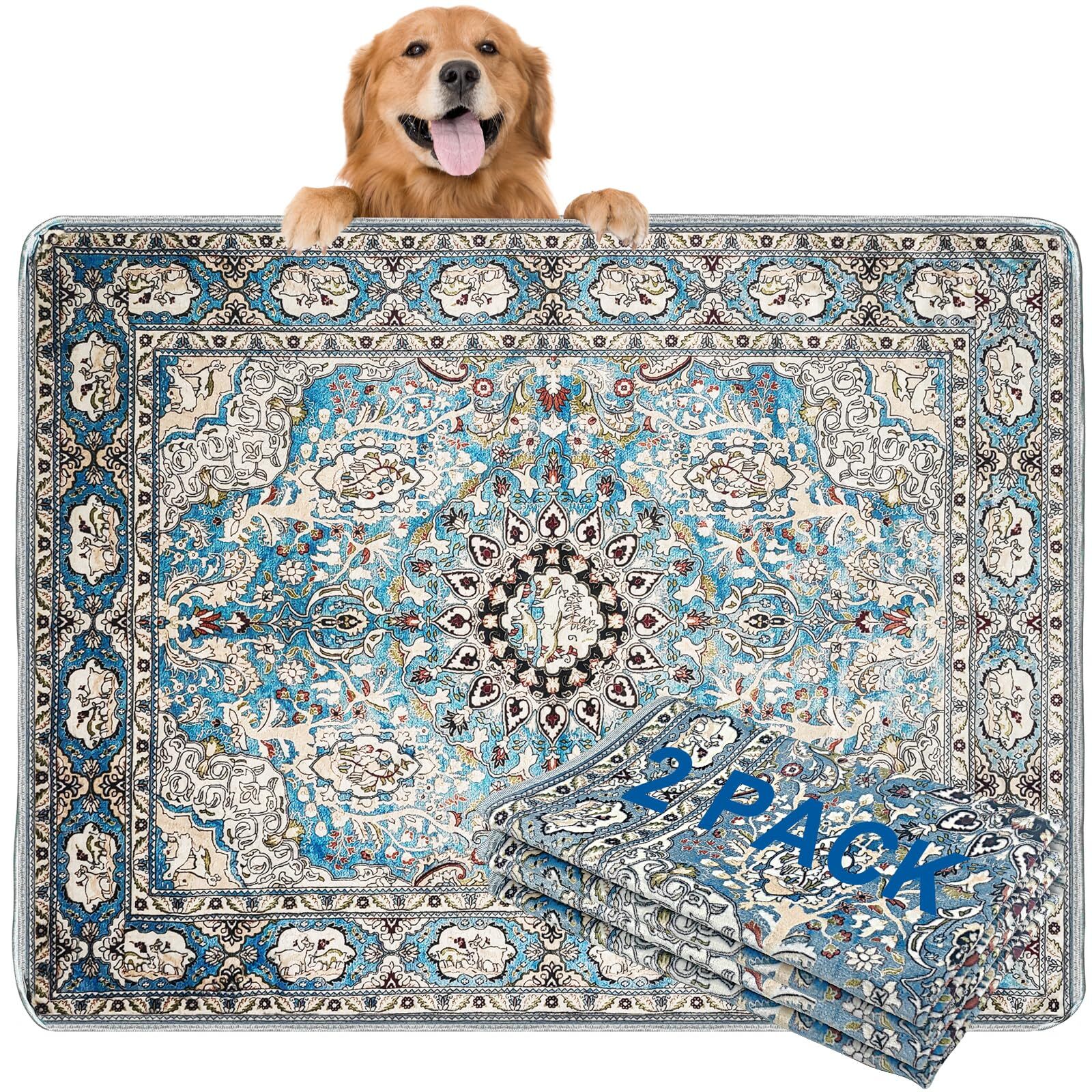 Washable Pee Pads for Dogs, Dog Pee Proof Rug, Reusable Puppy Pads 35.8 ...