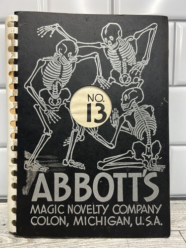 ABBOTT'S MAGIC NOVELTY COMPANY CATALOGUE NO. 13 / Collectible Magic ...