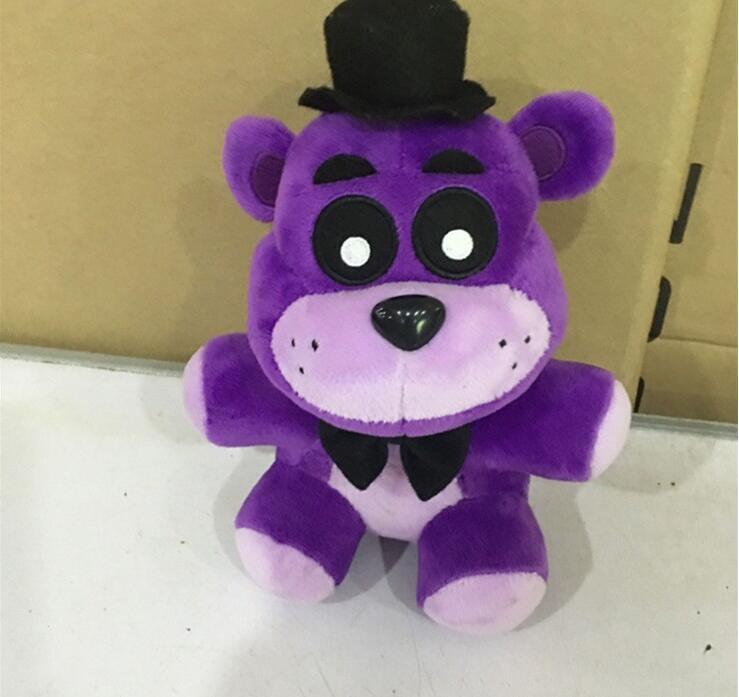 UK Five Nights At Freddy's FNAF 6"Shadow Freddy Purple Bear Plush Doll ...