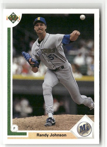 1991 Upper Deck #376 Randy Johnson Seattle Mariners | eBay