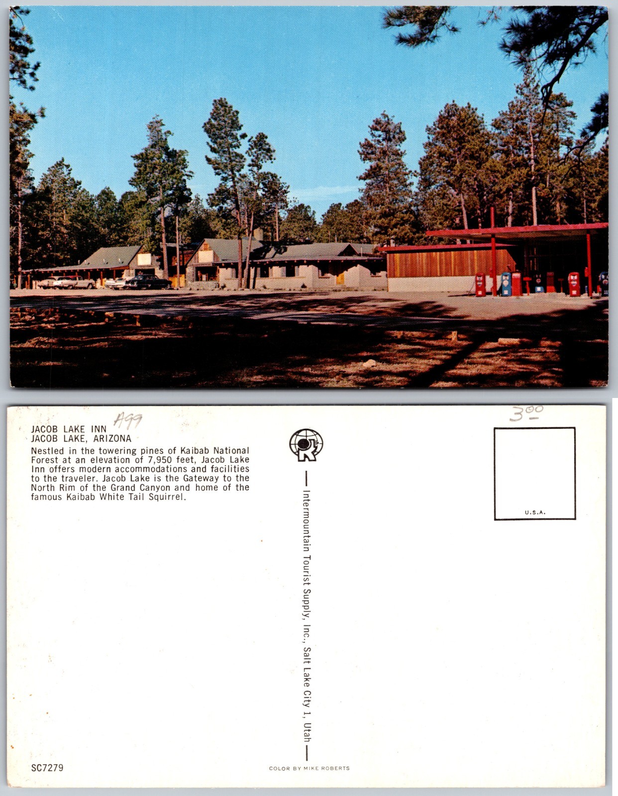 Jacob Lake Inn Arizona Postcard | eBay