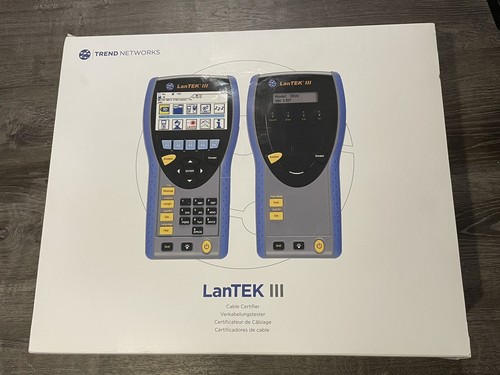 TREND Networks R161003 LanTEK III 500 MHz Cable Certifier Kit Cat6A ...