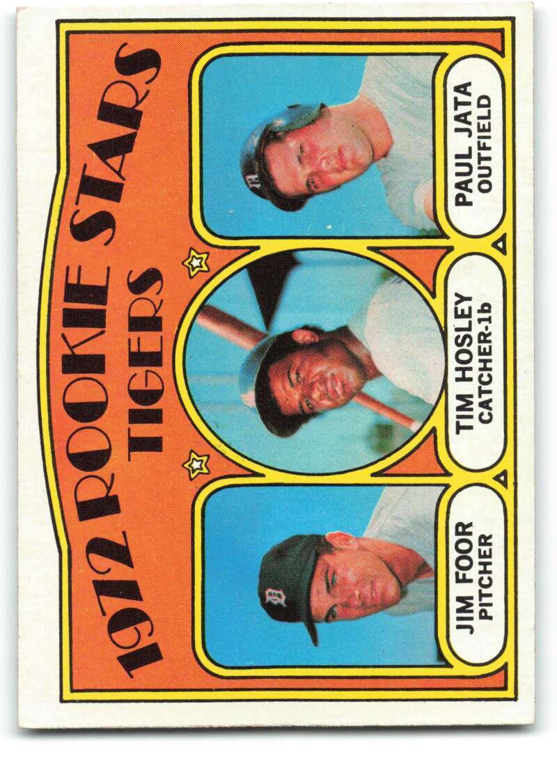 1972 Topps #257 Jim Foor/Tim Hosley/Paul Jata EX++ Excellent++ RC Rook ...