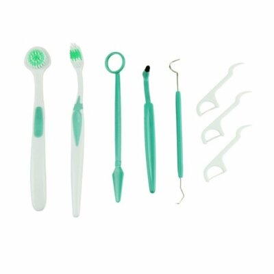 New Dental Care Tooth Brush Kit Floss Stain Tongue Picks Teeth ...
