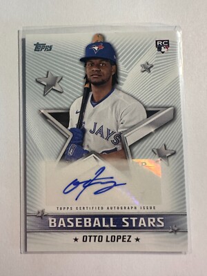 K132,805 - 2022 Topps Baseball Stars Autographs #BSAOLO Otto Lopez Auto ...