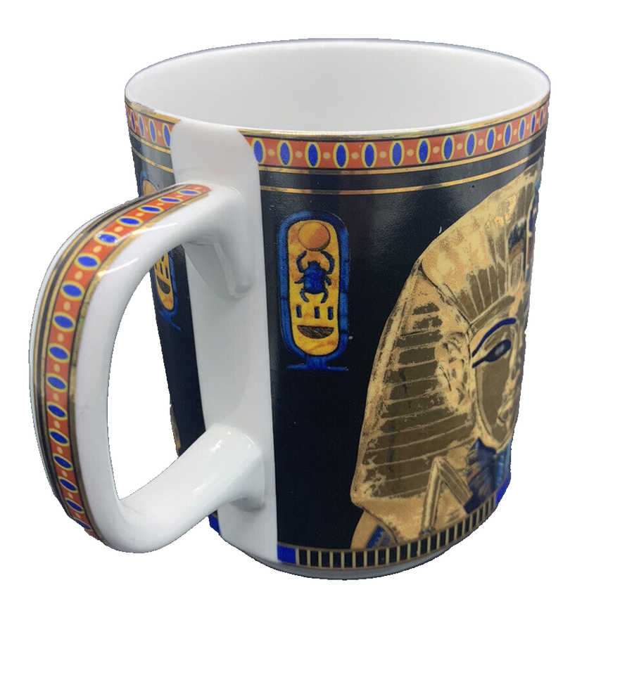 Vintage F M Fathi Mahmoud Egyptian Pharaonic Coffee Mug Cup | eBay