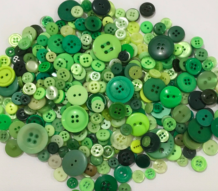 Buttons Bulk 6-25mm 250 500 1000 Pieces Single Colour Craft Sewing ...