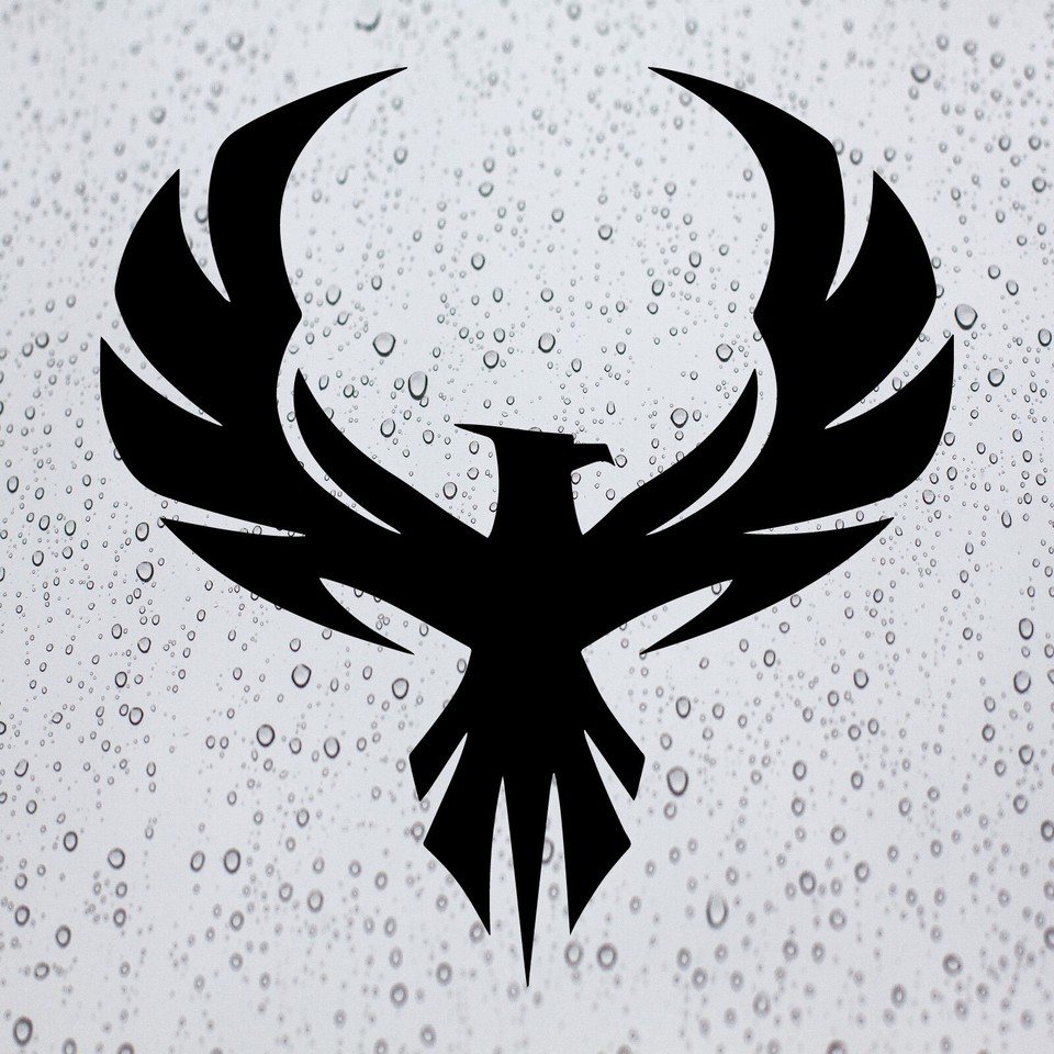 PHOENIX BIRD RISING Decal Vinyl Sticker for Car Bumper Window Door ...