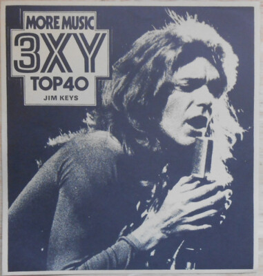 3XY TOP 40 MUSIC SURVEY CHART 1975 March 28th NM Jim Keays Masters ...
