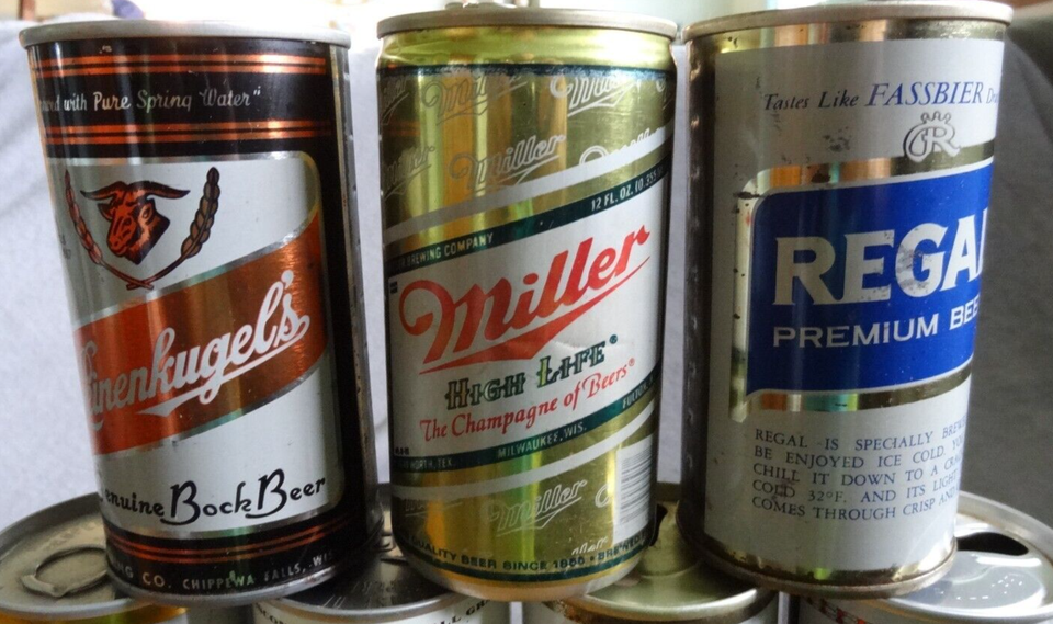 Beer Cans Lot , steel and aluminum 12 beer can total | eBay
