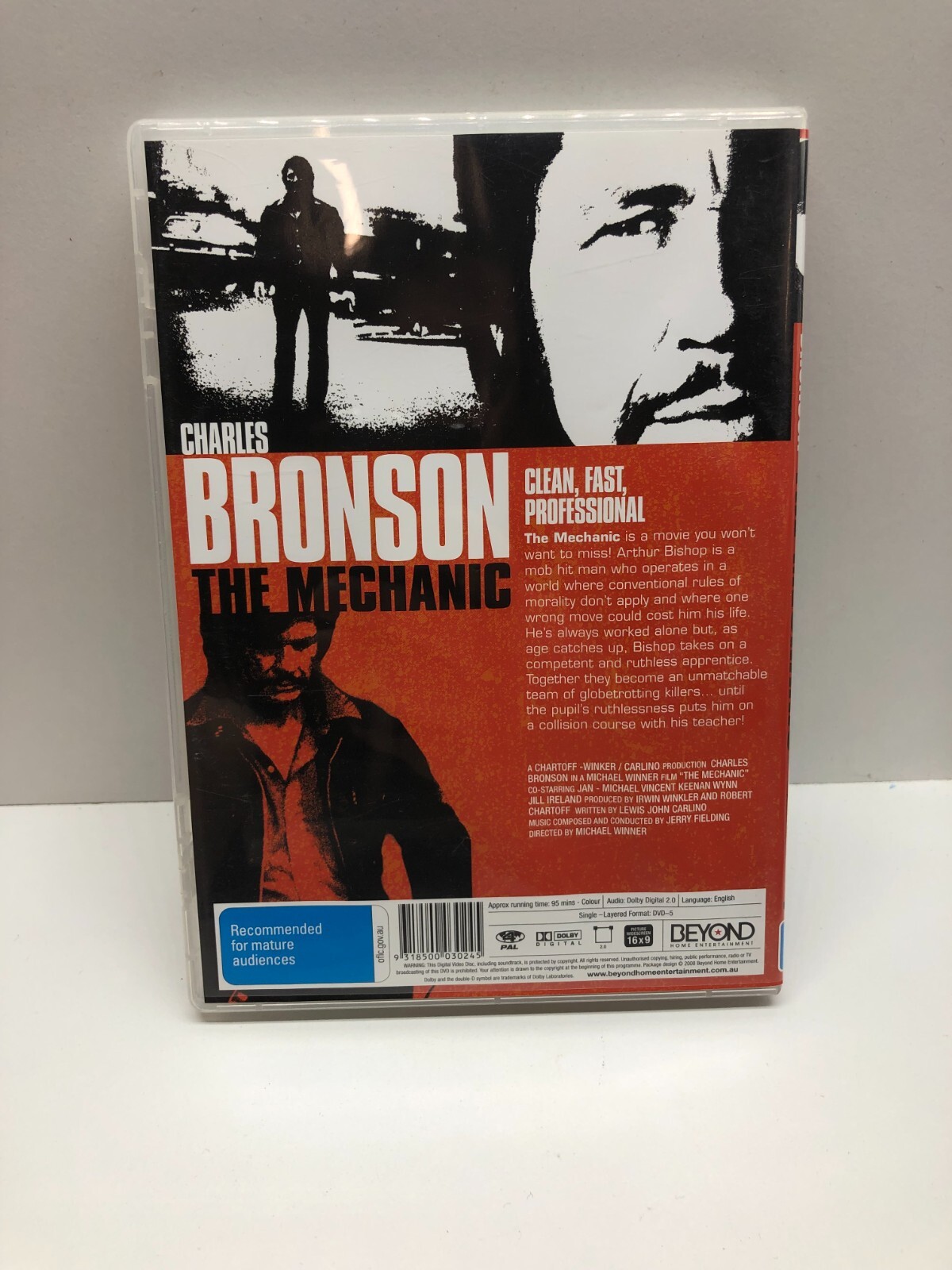 Mechanic, The (DVD, 1972) Very Good Condition Region 4 9318500030245 | eBay