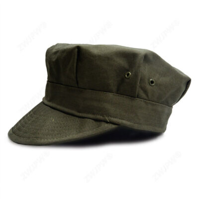 Replica US HBT OD7 Cap WW2 HBT Green ARMY Octagonal Hat Vintage Cosplay ...