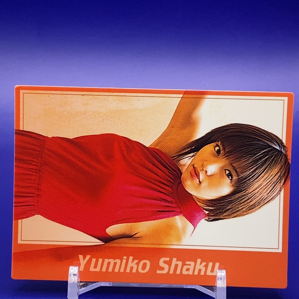 Yumiko Shaku Japanese Gravure Idol Trading Card No.89 Made In Japan F/S ...