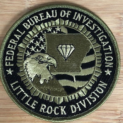 FBI - Little Rock Division OD Green version Genuine *Kokopelli Patch ...