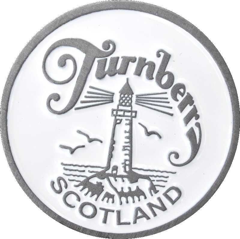 TURNBERRY (Scotland) - DUEL IN THE SUN - (WHITE) Logo FLAT Golf BALL ...