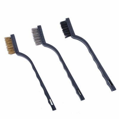 Small Wire Brush Set Brass Steel Nylon Mini Brushes Rust Paint Remover ...