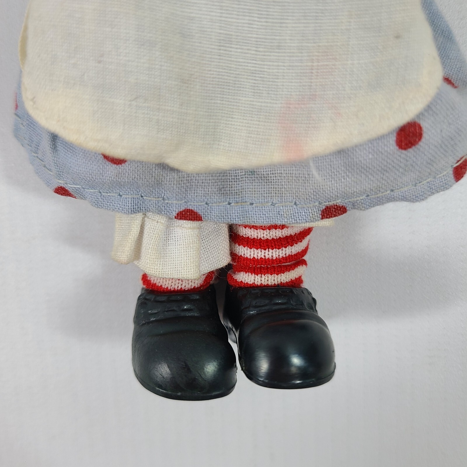 KTC Knickerbocker Toy Co Poseable Plastic Raggedy Ann Doll Red Hair 6.5 ...