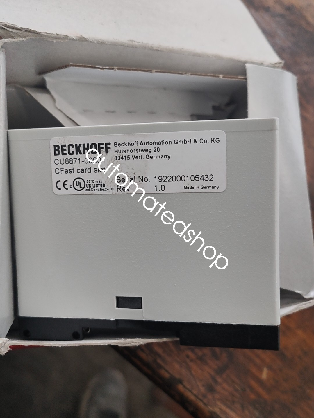 CU8871-0000 BECKHOFF industrial switch brand new Shipping DHL or FedEX ...