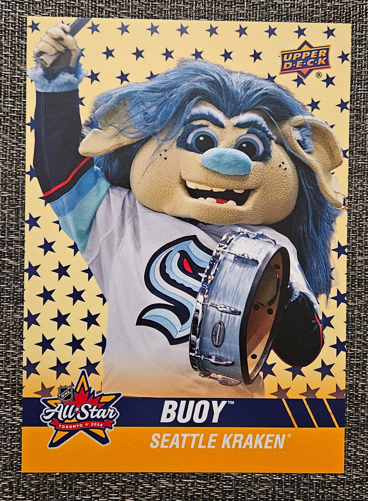 NHL 2024 All Star Game Toronto Upper Deck Seattle Kraken Buoy Mascot ...