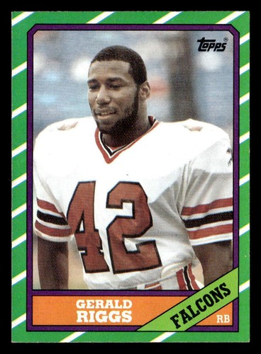 Gerald Riggs 1986 Topps Card #362 Atlanta Falcons | eBay