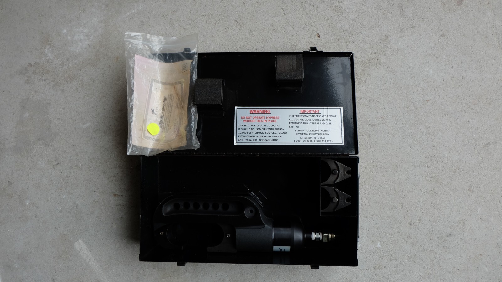 Burndy Hypress Y46 Hydraulic Crimper for Electrical Connections. | eBay ...