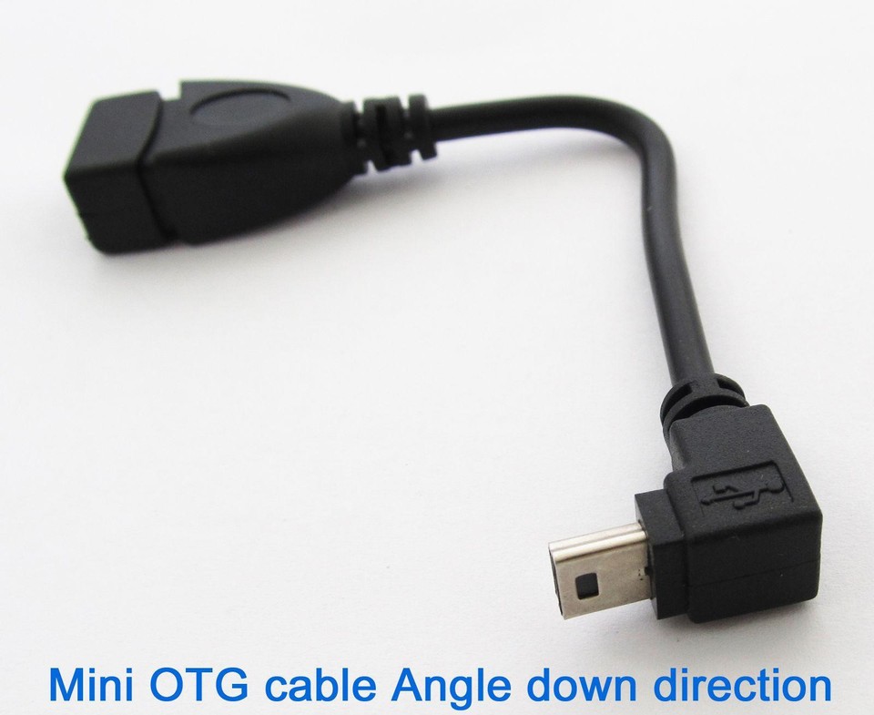 1pcs OTG Cable/Adapter Angle & Straight Micro/Mini 5pin USB M to USB 2. ...
