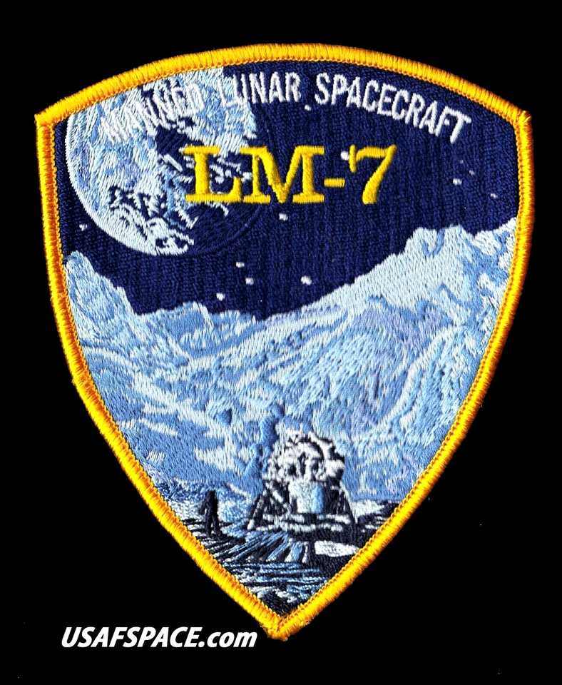 GRUMMAN LM-7 APOLLO 13-LUNAR MODULE-AQUARIUS-ORIGINAL AB EMBLEM NASA ...