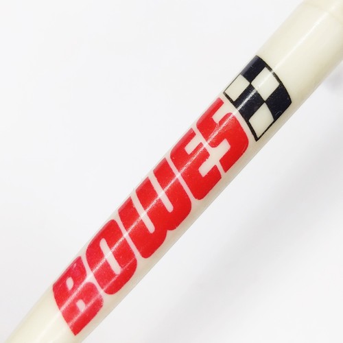 c1980s Bowes Racing Auto Supplies Advertising Pen Checkered Flag ...