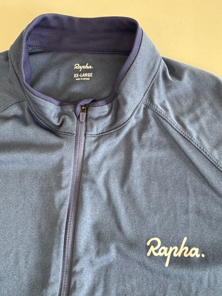 Rapha Core Jersey - Men's XXL / 2XL - Navy Marl/White logos - VGC | eBay UK