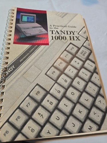 TANDY 1000 HX GUIDE BOOK USER BX915 | eBay