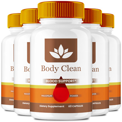 (5 Pack) Body Clean Pills, Blood Formula for Healthy & Stable Levels | eBay