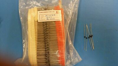 (50 PCS) 1N752A Semiconducts Inc. Diode Zener Single 5.6V 5% 500mW 2 ...