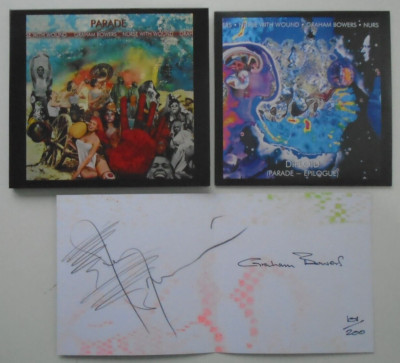 Nurse With Wound & Graham Bowers - Parade & Diploid. Signed & numbered ...