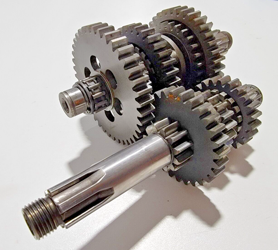 Transmission Gear Box Assembly 1975-1976 Kawasaki KT250 KT Trials 250 ...