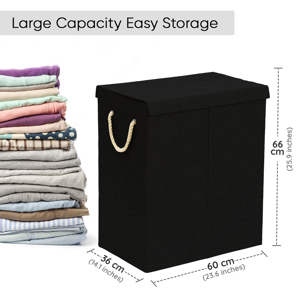 Large Laundry Washing Bag Basket Storage Bin Dirty Clothes Storage ...