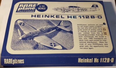 Rare Plane Heinkel He 112B-0 1/72 Vacuform Kit | eBay