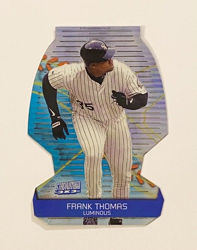 2000 Topps Stadium Club 3x3 Luminous Frank Thomas #3x3/10B HOF Die Cut ...